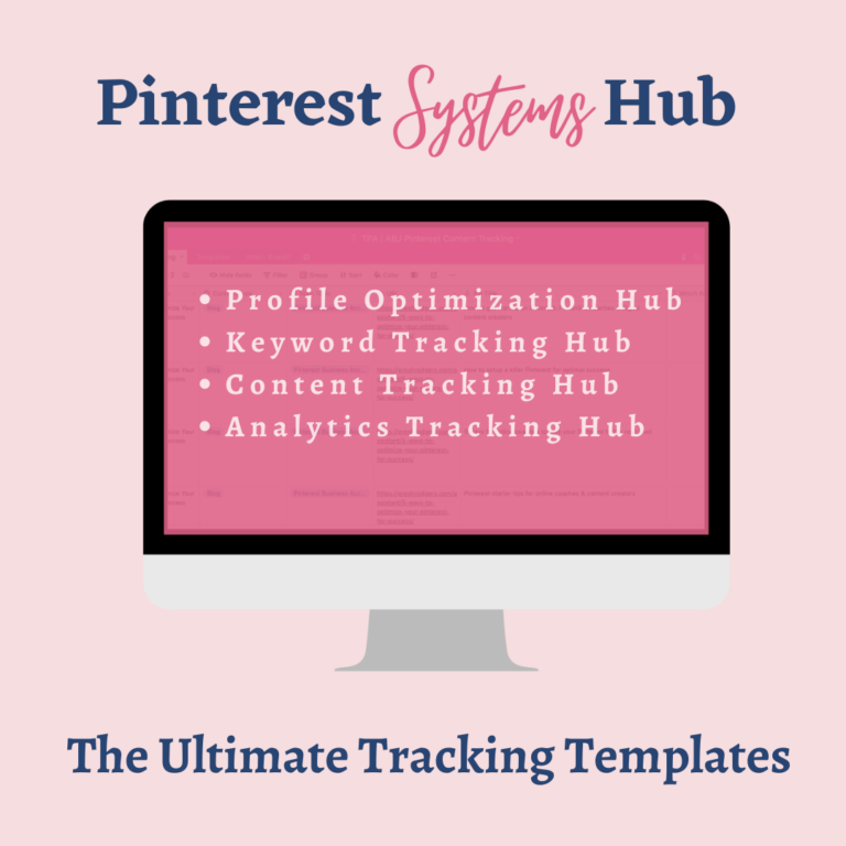 Pinterest Systems Hub – The Pinning Oasis